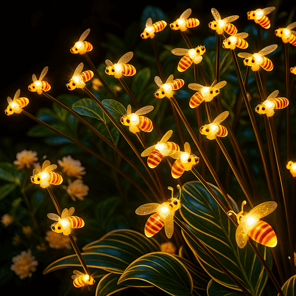 Flying Glow Bees – Playful bee lights for the garden – Lux Lights